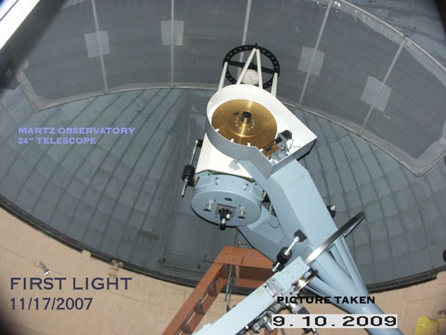 Construction – Martz-Kohl Observatory